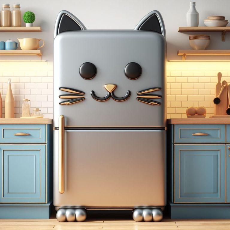 Embrace Quirkiness with a Cat-Shaped Refrigerator: A Fun Addition to ...