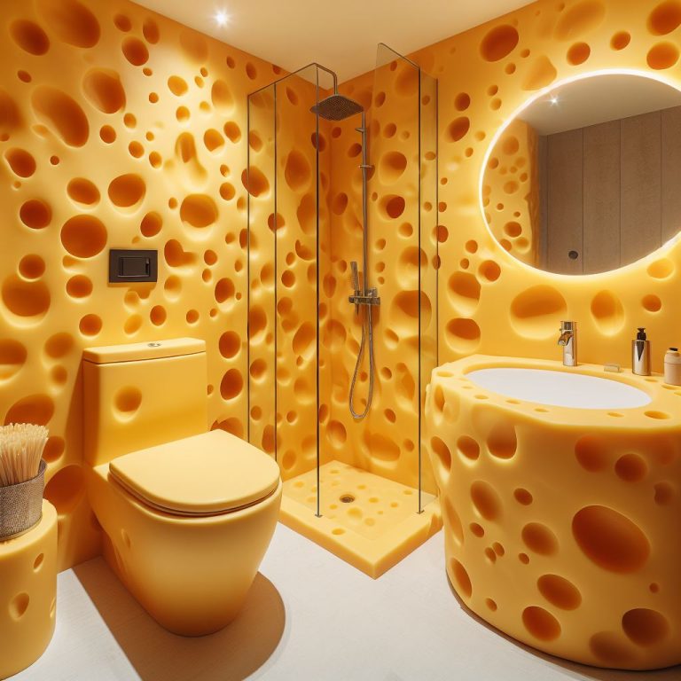 Cheese-Inspired Bathroom Design: Fun and Unique Bathroom Style ...