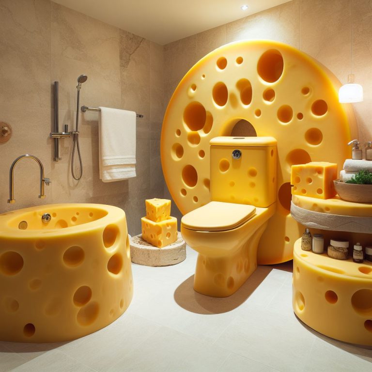 Cheese-Inspired Bathroom Design: Fun and Unique Bathroom Style ...