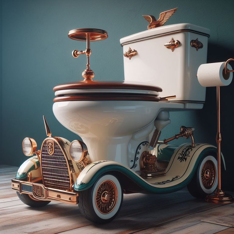 Classic Car-Shaped Toilet: The Perfect Classic Style Choice