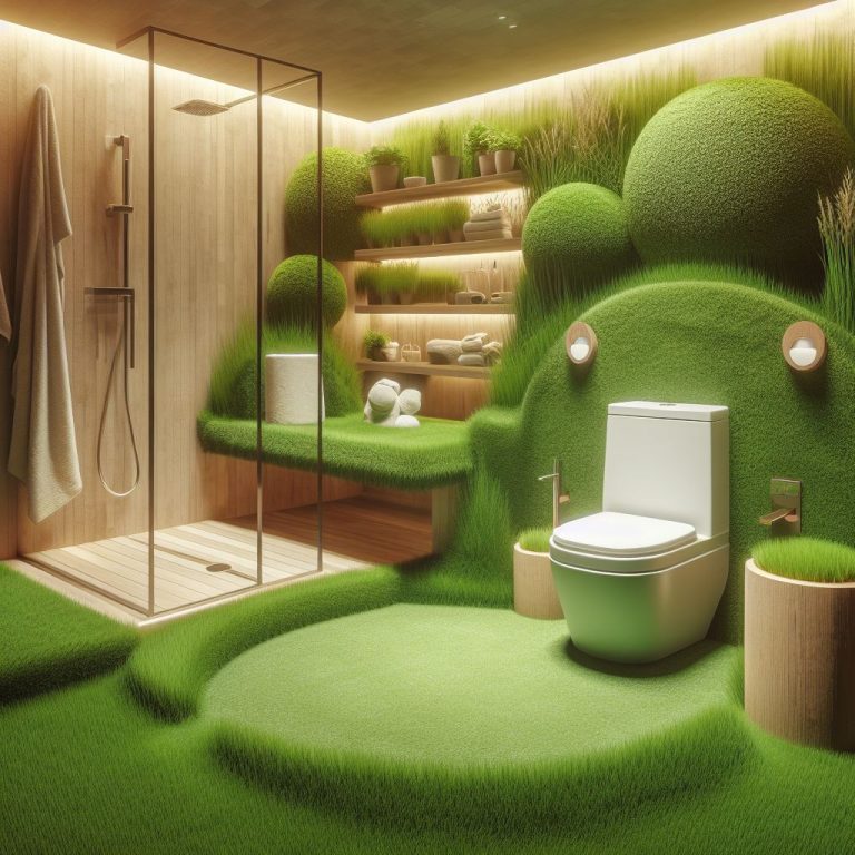Embrace Nature Indoors: Elevate Your Space with a Grass-Themed Bathroom ...