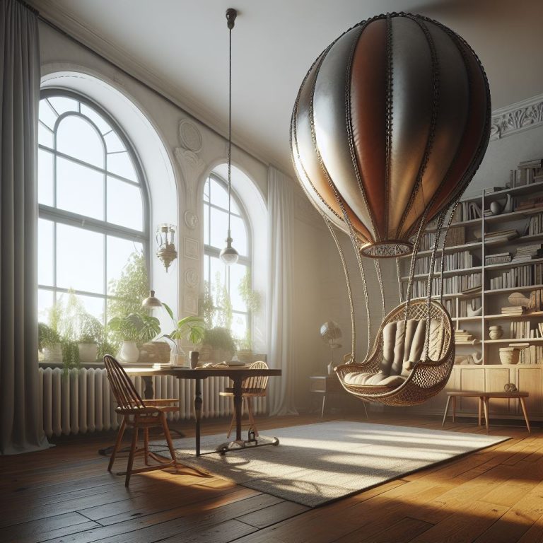 Soar to New Heights of Comfort with a Hot Air Balloon Swing Chair ...
