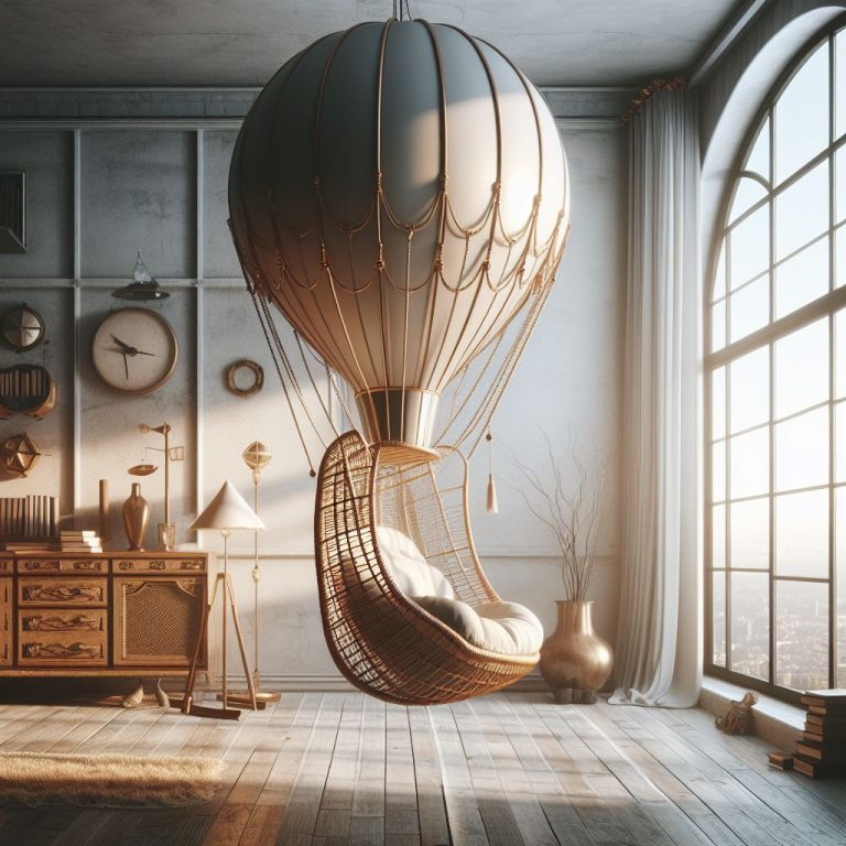 Soar to New Heights of Comfort with a Hot Air Balloon Swing Chair ...