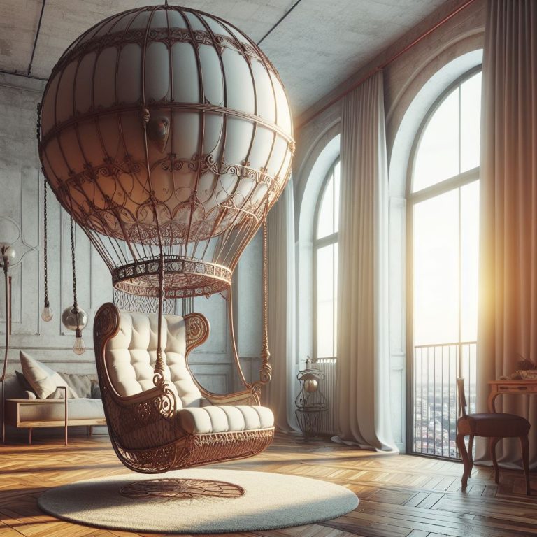 Soar to New Heights of Comfort with a Hot Air Balloon Swing Chair ...