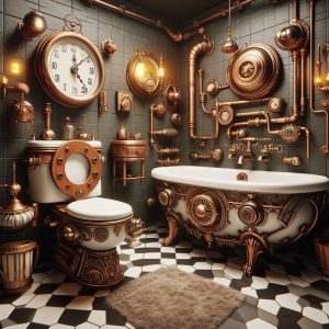 Exploring the Allure of Steampunk Style Bathrooms: A Journey into Time ...