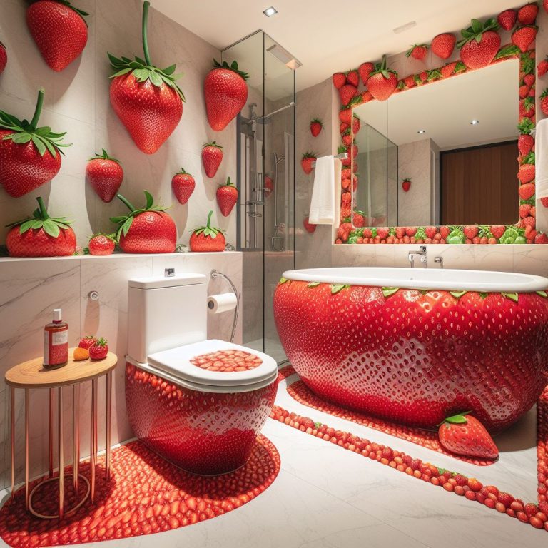 Transform Your Space with a Strawberry-Inspired Bathroom: Tips and ...