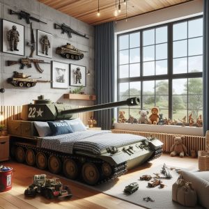 Tanks-Shaped Bed: A Unique Twist on Bedtime Adventures