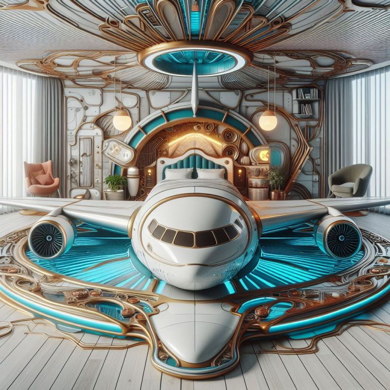 Airplane-Shaped Bed: Elevate Your Bedroom Décor
