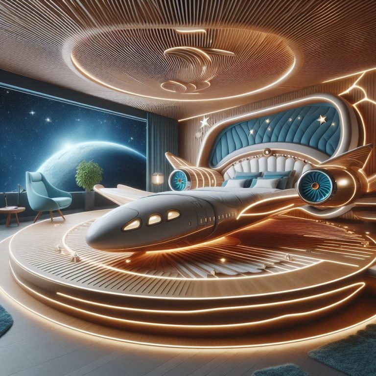 Airplane-Shaped Bed: Elevate Your Bedroom Décor
