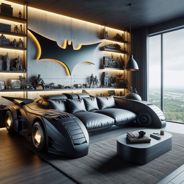 Batmobile-Shaped Sofa: The Ultimate Geek Chic Statement Piece
