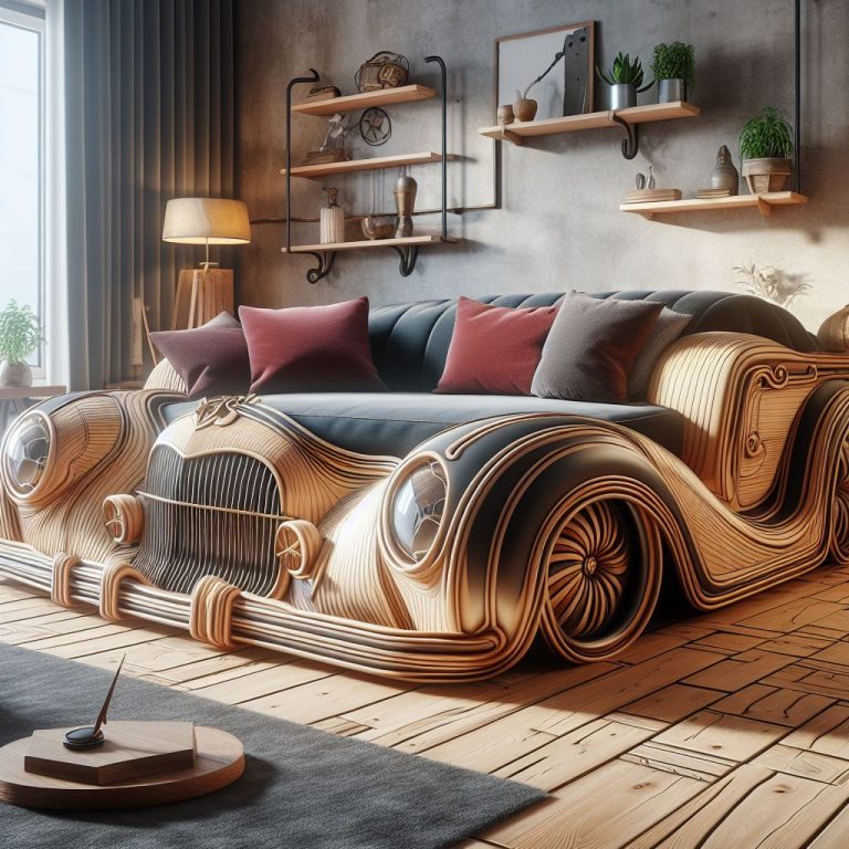 Classic Car-Shaped Sofa: A Unique Addition to Your Home Decor