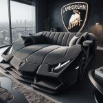 Lamborghini-Shaped Sofa: A Perfect Style For Those Who Loves Dark Tone