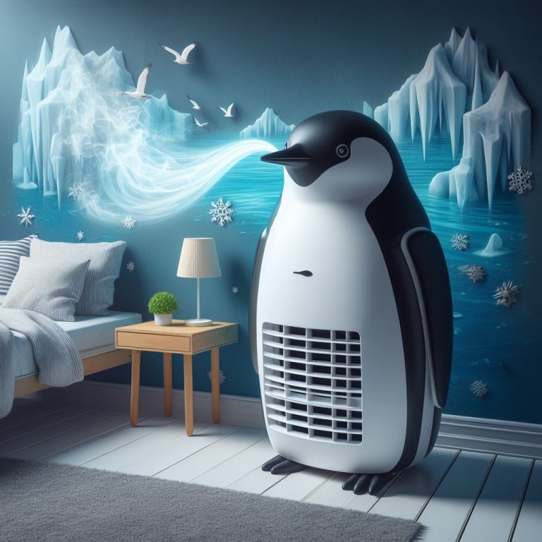 Chill in Style: Embrace Cool Comfort with a Penguin-Shaped Mobile Air ...