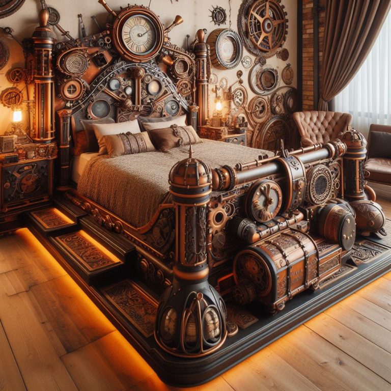Transform Your Bedroom with Steampunk Style Bed: A Timeless Design ...