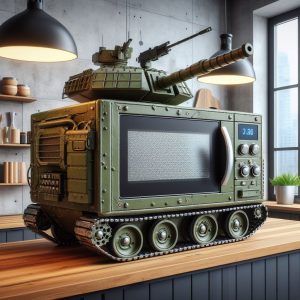 Tank-Shaped Microwave: A Unique Design To Upgrade Your Kitchen