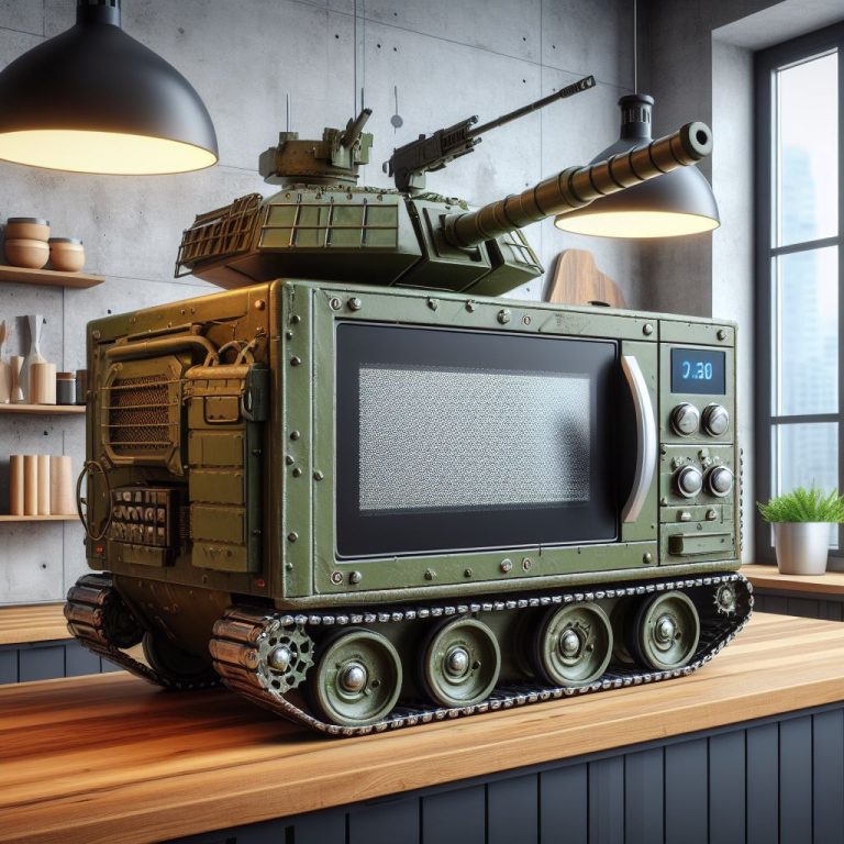 Tank-Shaped Microwave: A Unique Design To Upgrade Your Kitchen