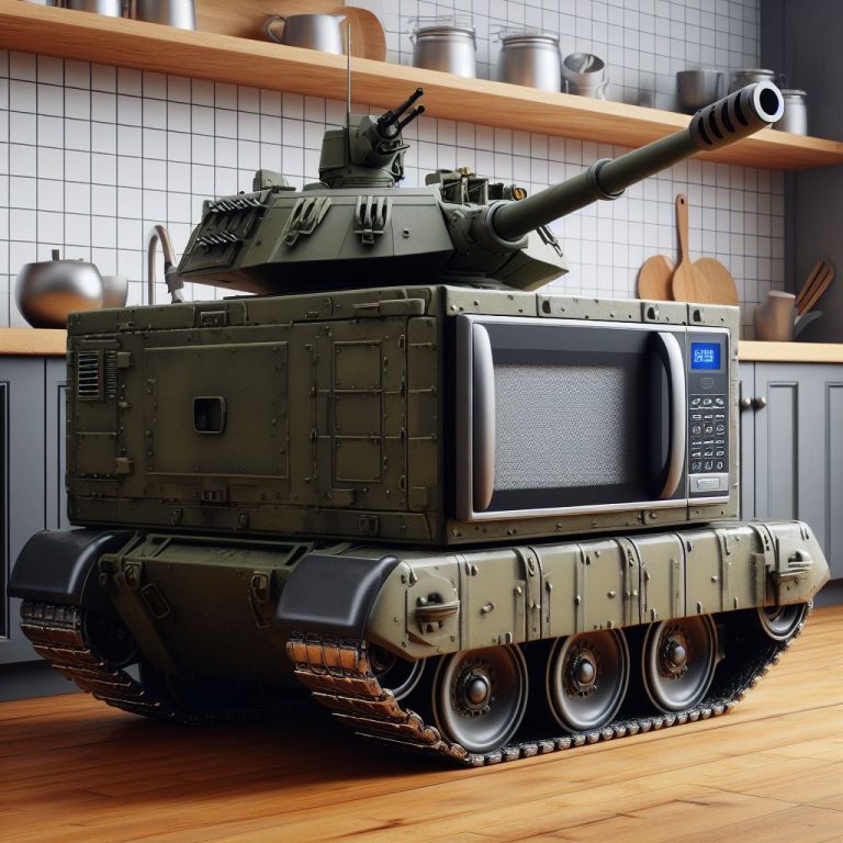 Tank-Shaped Microwave: A Unique Design To Upgrade Your Kitchen