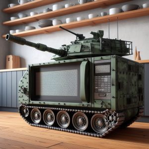 Tank-Shaped Microwave: A Unique Design To Upgrade Your Kitchen