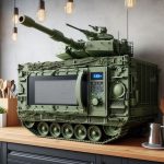 Tank-Shaped Microwave: A Unique Design To Upgrade Your Kitchen