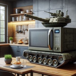 Tank-Shaped Microwave: A Unique Design To Upgrade Your Kitchen