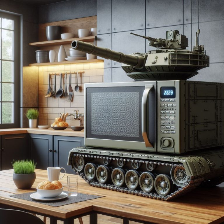 Tank-Shaped Microwave: A Unique Design To Upgrade Your Kitchen