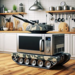 Tank-Shaped Microwave: A Unique Design To Upgrade Your Kitchen