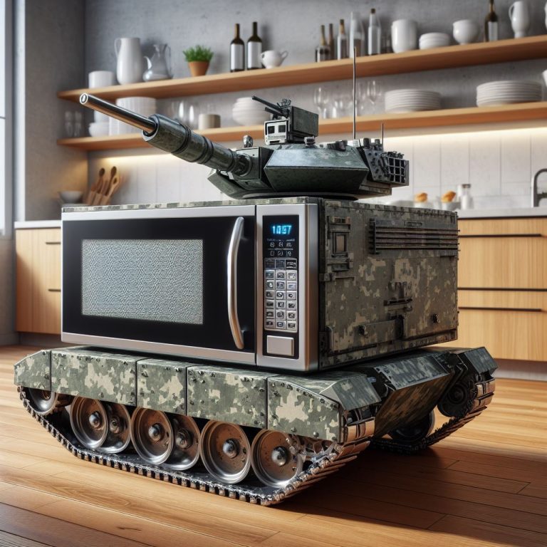 Tank-Shaped Microwave: A Unique Design To Upgrade Your Kitchen