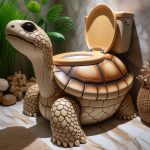Dive into Luxury: The Whimsical Charm of Turtle-Shaped Toilets