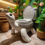 Dive into Luxury: The Whimsical Charm of Turtle-Shaped Toilets